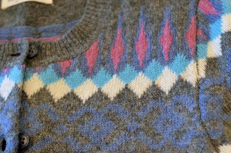 Perfect for winter: beautiful pure wool cardigan from Woolovers Suzy Turner