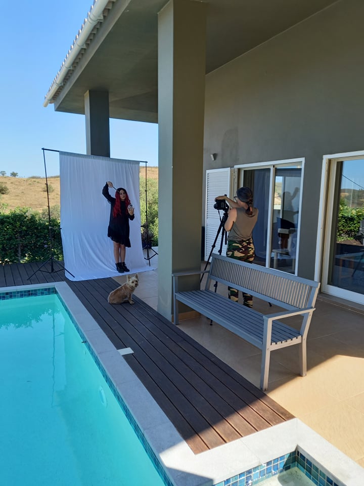 Using a photography backdrop kit & my latest creations Suzy Turner